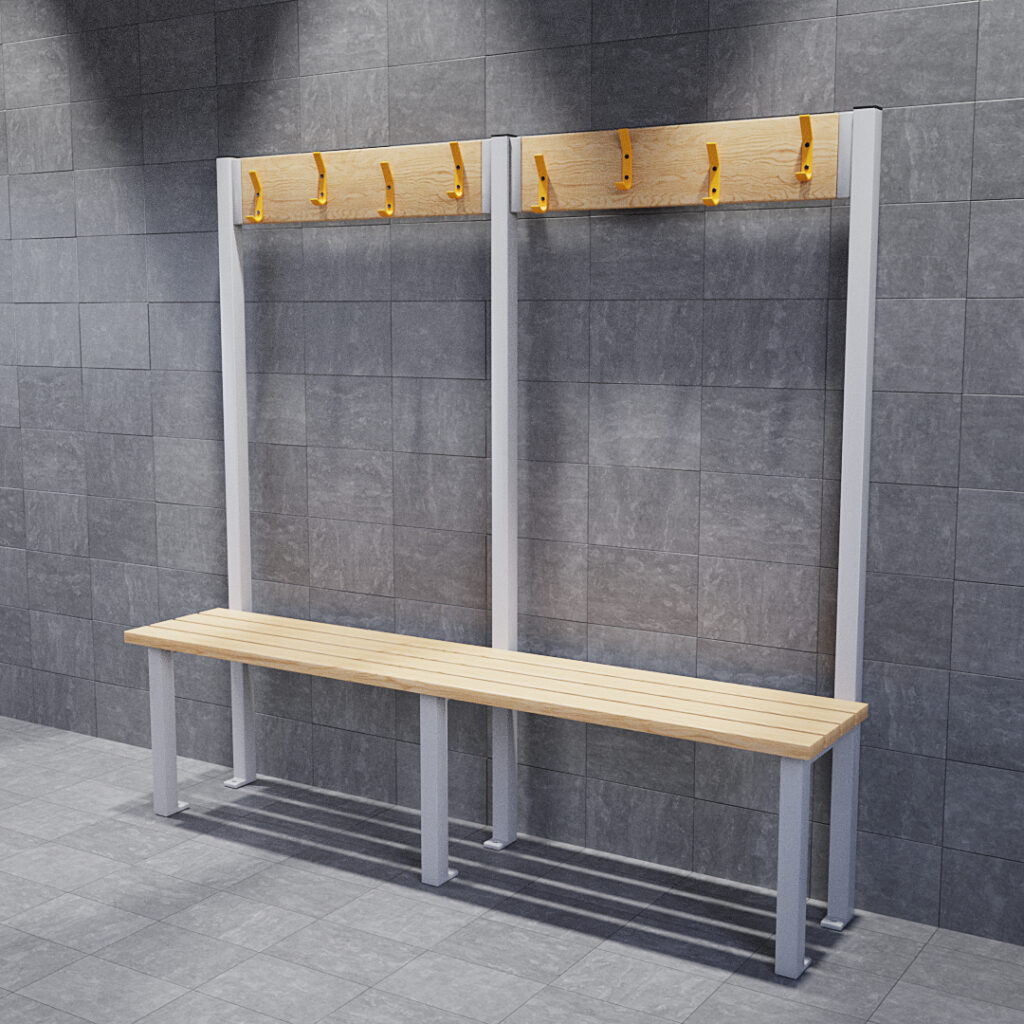 Single Sided Island Bench Seat - Simply Lockers
